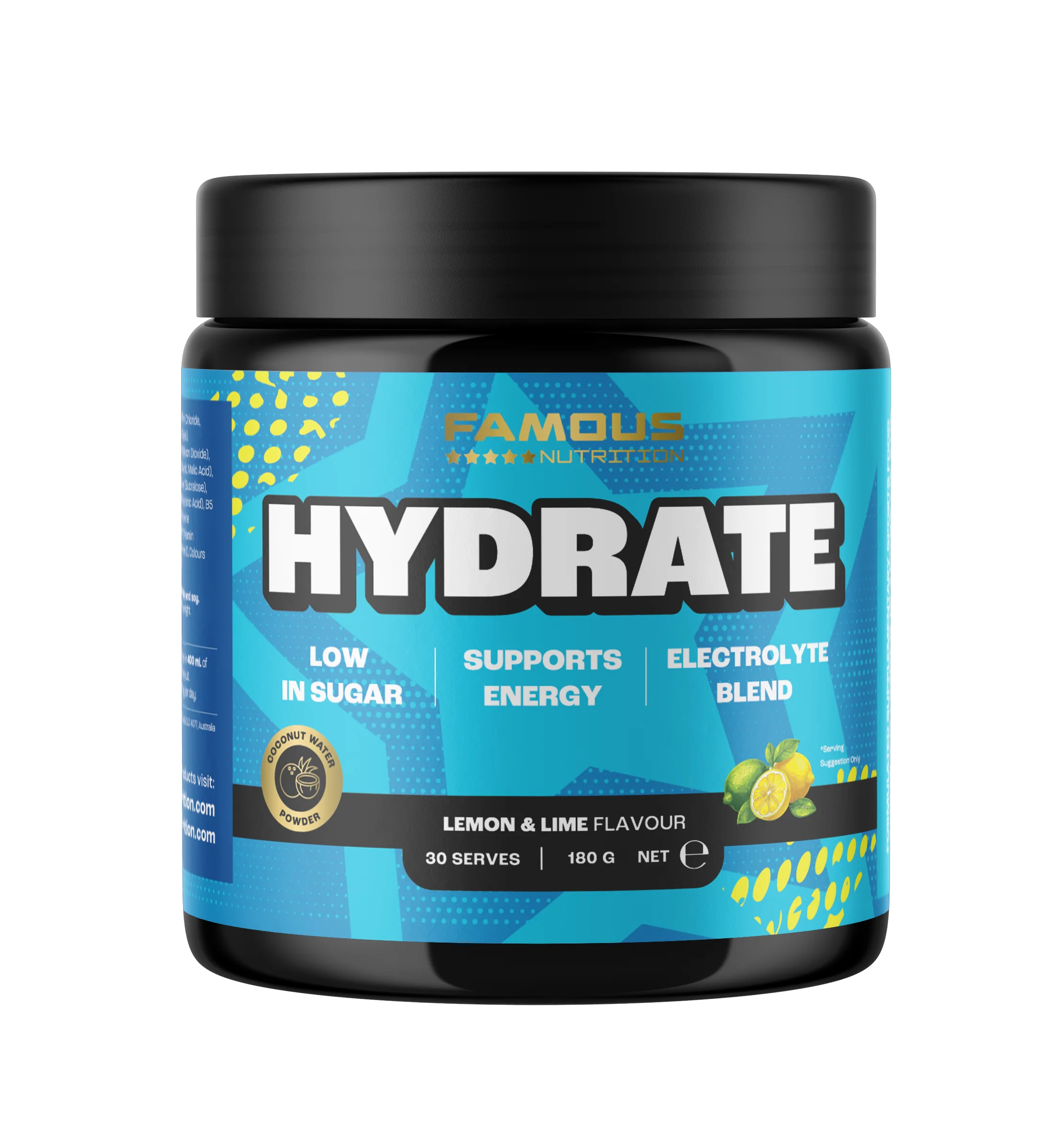 Hydrate | Electrolyte Powder | Famous Nutrition – FAMOUS Nutrition