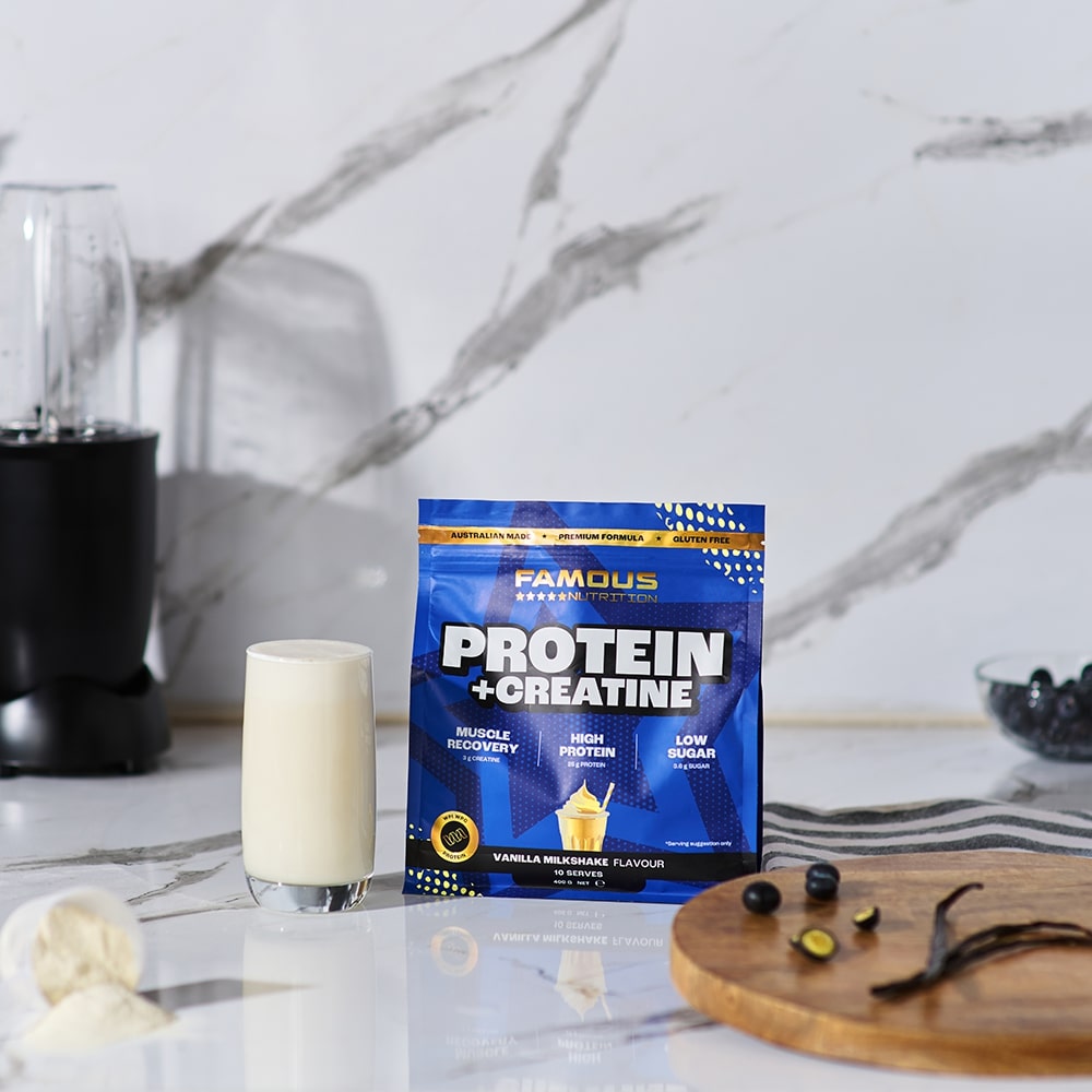 Buy Creatine Protein Powder – FAMOUS Nutrition